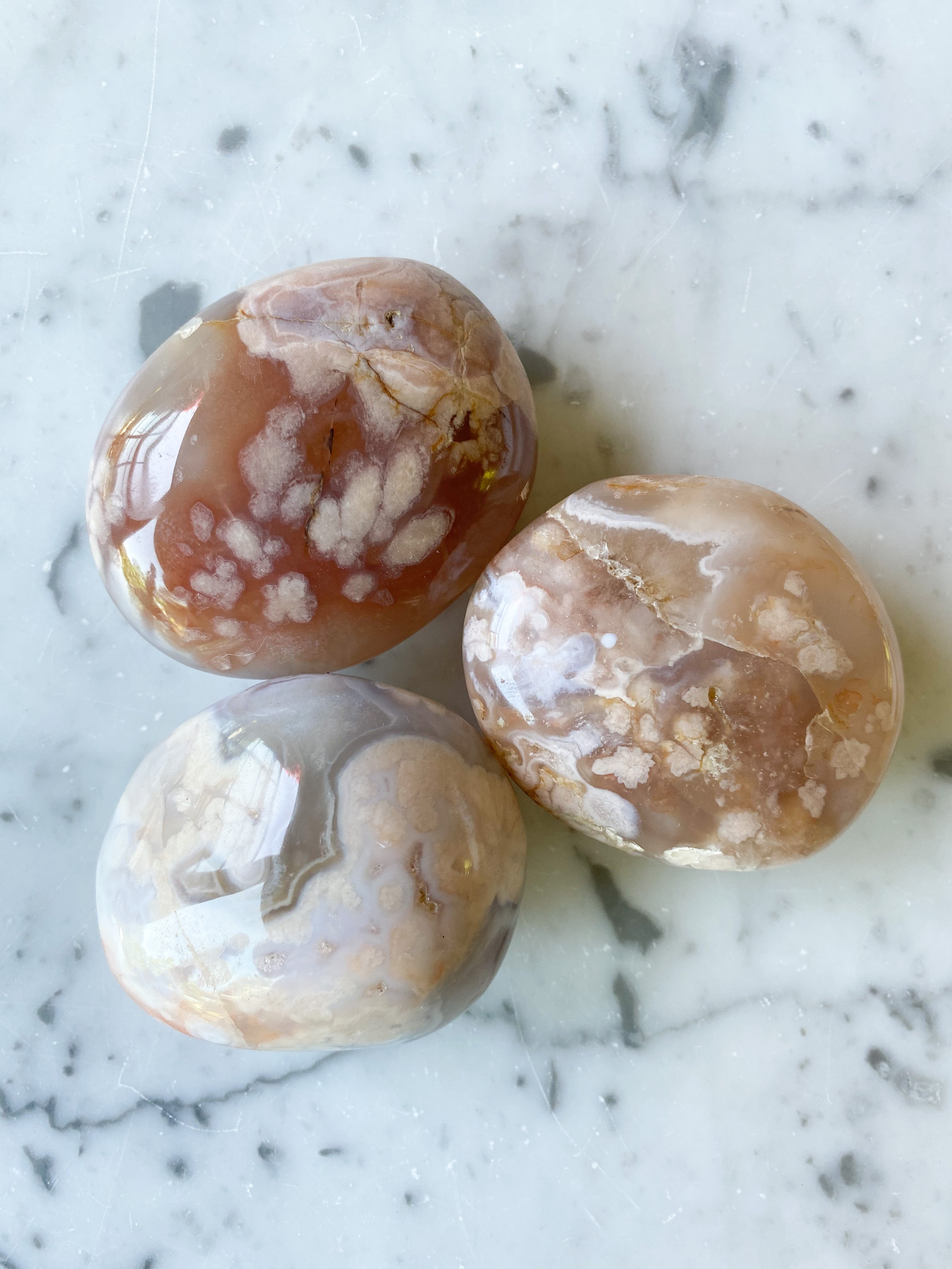 Flower Agate (palm stone) — The Auric Fields